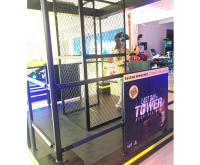 China 7.29 Square Meter Virtual Reality Tower Shooting Game Simulator for sale