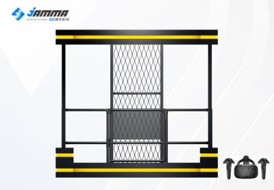 China 24 Inch Screen VR Shooting Simulator Virtual Reality Free Walker Games Black Yellow for sale