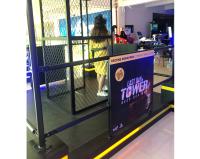 China 24 Inch Screen VR Shooting Simulator Virtual Reality Free Walker Games Black Yellow for sale