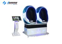 China Riding 9D Virtual Reality Simulator 2 Seats Air Jet Vibration Effects Stable for sale