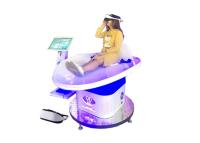 China 1500W 9D Virtual Reality Slide Motion Ride Simulator With Helmets 22 Inch Touch Screen for sale