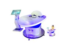 China Thrilling Virtual Reality Motion Simulator , Custom Color 22 Inch  Kiosk 9D Reality Simulator for sale