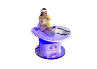 China White Amusement Virtual Reality Machine Slide Motion Simulator With 45 Games for sale