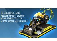 China 1500W Kids Motorcycle Simulator 3D Multiplayers With Galsses Optional Color for sale