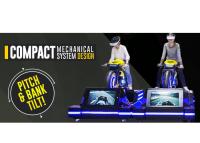 China High Dynamic Virtual Reality Motorcycle Ride , 24 Inch Displayer VR Driving Games for sale
