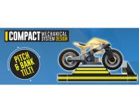 China Black Yellow VR Motorcycle Simulator 24