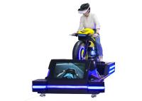 China Multiple Players Motion Simulator Ride , Black 1500w Electric Racing VR Motion Ride for sale
