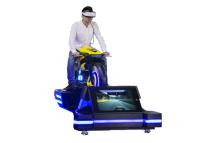 China Multiple Players Motion Simulator Ride , Black 1500w Electric Racing VR Motion Ride for sale