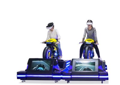 China Motorbike VR Driving Simulator Fiber Glass 360 Degree Rotation For Theme Park for sale