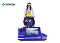 China Theme Park Xd VR Motorcycle Simulator Equipment With Locked Door 2.05 X 1.2 X 1.25 M for sale