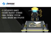 China 24 Inch Display VR Motorcycle Simulator Racing Games Locked Door Simple Interface for sale
