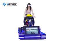 China 24 Inch Display VR Motorcycle Simulator Racing Games Locked Door Simple Interface for sale