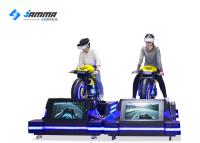 China Kids VR Motorcycle Games Online Multiplayer With 24 Inch Screen Galvanized Steel Frame for sale