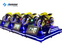 China 220V Virtual Reality Motorcycle Simulator , Full 3D Audio Motorcycle Shooting Games for sale