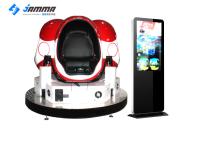 China 3 Seats 9D Virtual Reality Simulator Egg Chair LED Light VR Equipment Custom Colors for sale