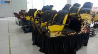 China Mobile Amusement 5D Moving Theater , Hydraulic System 5D Cinema Equipment for sale