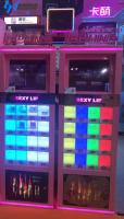 China Hardware Acrylic Gift Vending Machine Coin Operated With LED Light 1.01x 0.6 X 2.51 M for sale