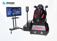 China VR Car Driving Simulator Machine With Screen Display Full 3D Audio And Effects for sale