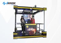 China Double Player VR Tower Game Machine Vibrating Floor Locked Door Storage for sale