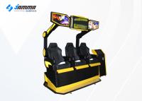 China 3 Players Motion Platform 9D Virtual Reality Simulator / Amusement Park Equipment for sale
