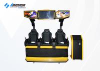 China 3 Players Motion Platform 9D Virtual Reality Simulator / Amusement Park Equipment for sale