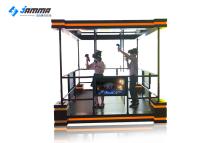 China 7 ㎡ Area 9D Virtual Reality Simulator VR Shooting Tower Unlimited Walking Platform for sale