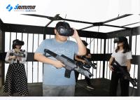 China Team Work 9D Virtual Reality Shooting Simulator Multiplayer For Theme Park for sale