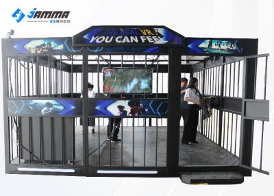 China Team Work 9D Virtual Reality Shooting Simulator Multiplayer For Theme Park for sale
