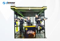 China Double Players 9D VR Interactive Shooting Game Simulator With HTC VIVE Glasses for sale
