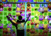 China Multiplayer Game Interactive Climbing Projector 3D Projection Mapping for sale