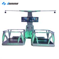 China Black / White Virtual Reality Simulator 9D VR Game Station Shooting Game for sale