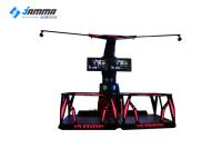 China Black / White Virtual Reality Simulator 9D VR Game Station Shooting Game for sale