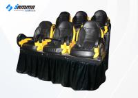 China 6 Seats Motion Chair 7D Cinema Machine With Special Effects 2 Projector for sale