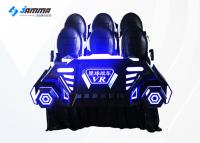 China Coin Oprtated Virtual Reality Simulator 9D 6 Seats Platform With Deepoon VR Glasses for sale