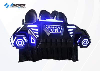 China Coin Oprtated Virtual Reality Simulator 9D 6 Seats Platform With Deepoon VR Glasses for sale
