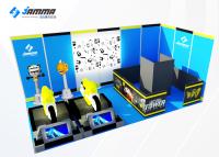 China Indoor Virtual Reality Theme Park 15sqm 9D VR Game Center Customize Color for sale