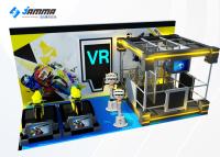China Indoor Virtual Reality Theme Park 15sqm 9D VR Game Center Customize Color for sale
