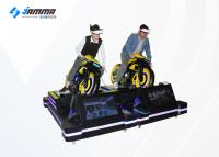 China Card Payment VR Motorcycle Simulator With 4 Multiplayer Games / VR Moto Game Machinie for sale