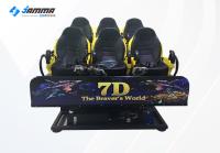 China Flat Screen 7D Theater Simulator Dynamic Platform Interactive Cinema Shooting Machine for sale