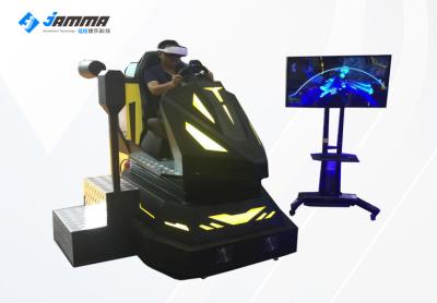 China Black VR Dynamic Video Car Racing Simulator Game Machine Resolution 2560*1440 for sale