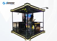 China Unlimited Space Walking Two Person Shooting 9D VR Simulator With Vibrating Floor for sale
