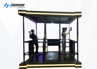 China Unlimited Space Walking Two Person Shooting 9D VR Simulator With Vibrating Floor for sale
