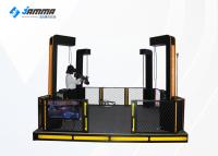 China Four Player Battle 9D VR Shooting Simulator With Auto Lifting Glasses for sale