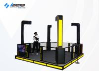 China Four Player Battle 9D VR Shooting Simulator With Auto Lifting Glasses for sale