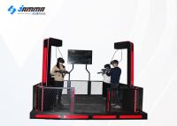 China Black And Red Colour Led Light Virtual Reality Simulator With Immersive Game for sale