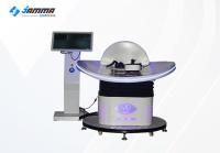 China 3 DOF Dynamic Platform Virtual Reality Slide 9D VR Roller Coaster With 22 Inch Touch Screen for sale