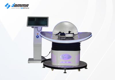 China 3 DOF Dynamic Platform Virtual Reality Slide 9D VR Roller Coaster With 22 Inch Touch Screen for sale