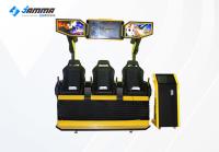 China Dynamic Platform 9D VR Cinema 3 Seats Deepoon Glasses 19'' Monitor for sale
