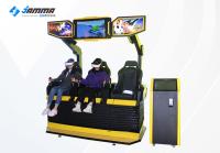 China 100 Movies Virtual Reality Cinema 3 Players 5D Theater With 24 Inch Display for sale