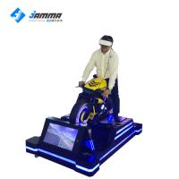 China Real Experience One Player VR Motorbike Driving Simulator Full 3D Audio And Effects for sale